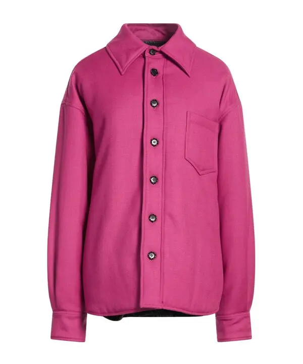 Marni Thick Wool Shirt Jacket