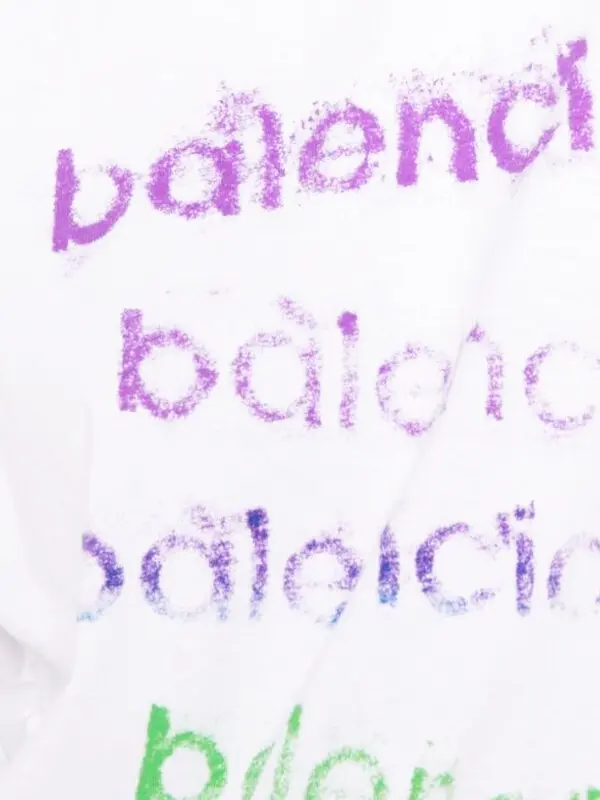 Balenciaga Logo Print Oversized T-shirt