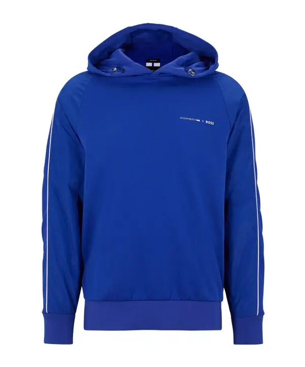 Hugo Boss Pullover Hoodie - Bright Blue