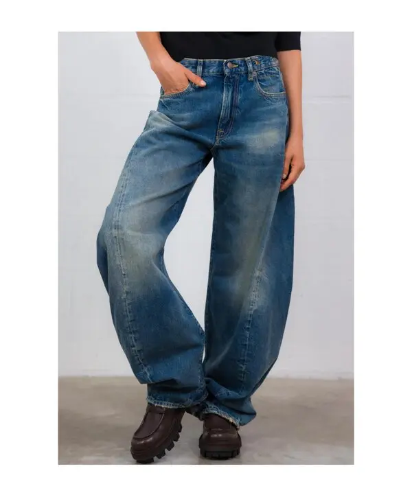 R13 Janine Wide-leg Jeans - Blue