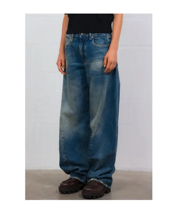 R13 Janine Wide-leg Jeans - Blue