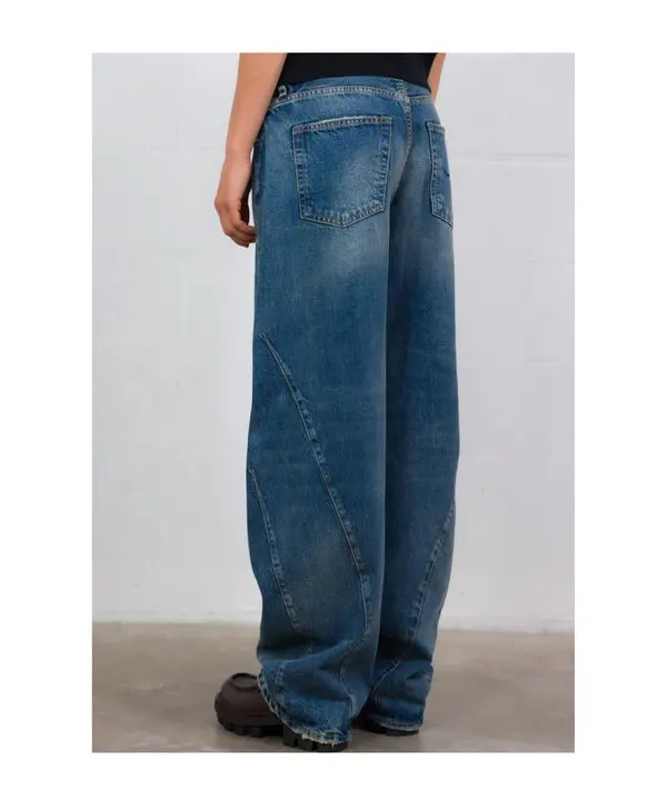 R13 Janine Wide-leg Jeans - Blue