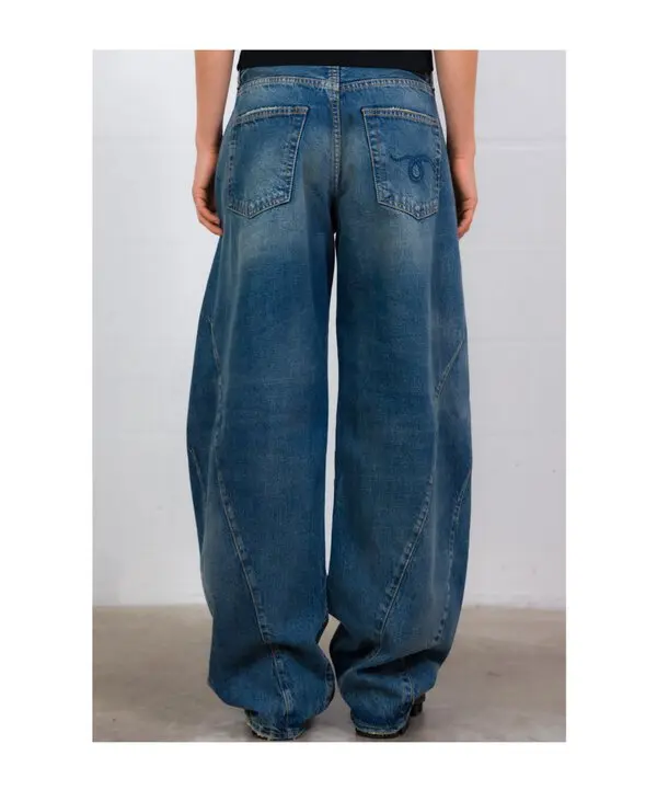 R13 Janine Wide-leg Jeans - Blue