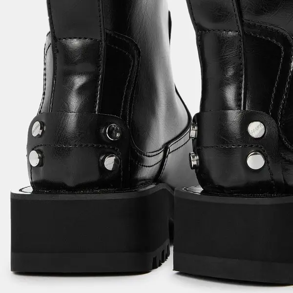 GANNI Leather Ankle Boots