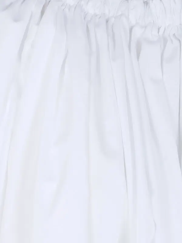 Comme Des Garçons Sleeveless Gathered Blouse