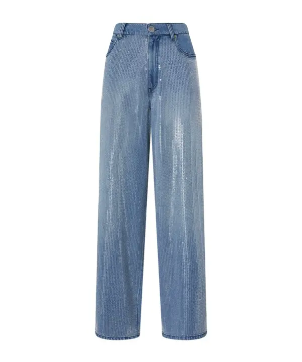 Pinko Sequin-embellished Jeans