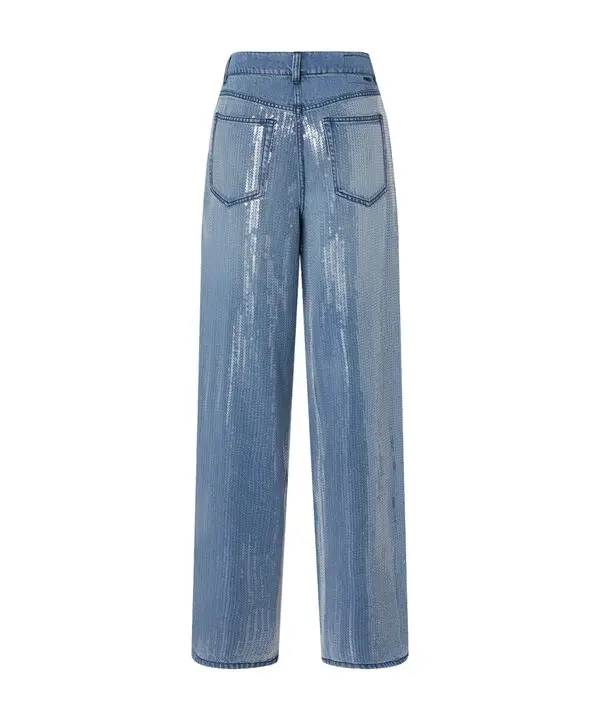 Pinko Sequin-embellished Jeans