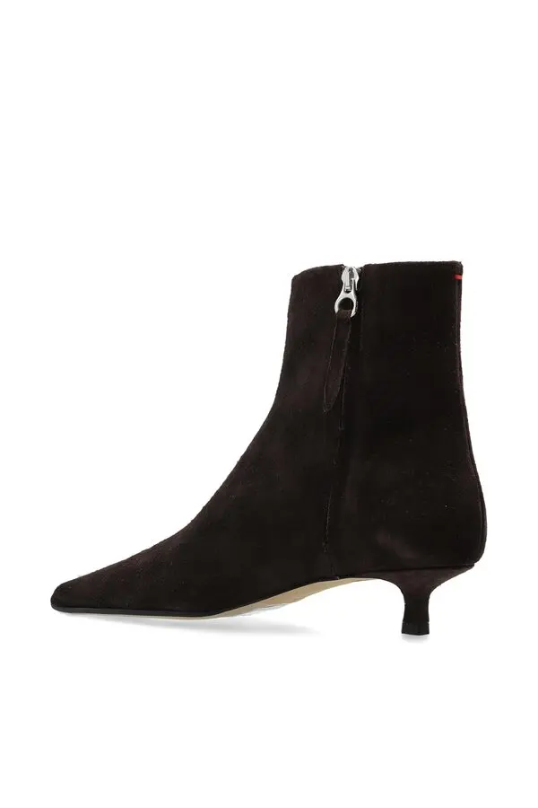 AeydĒ Suede High-heeled Boots