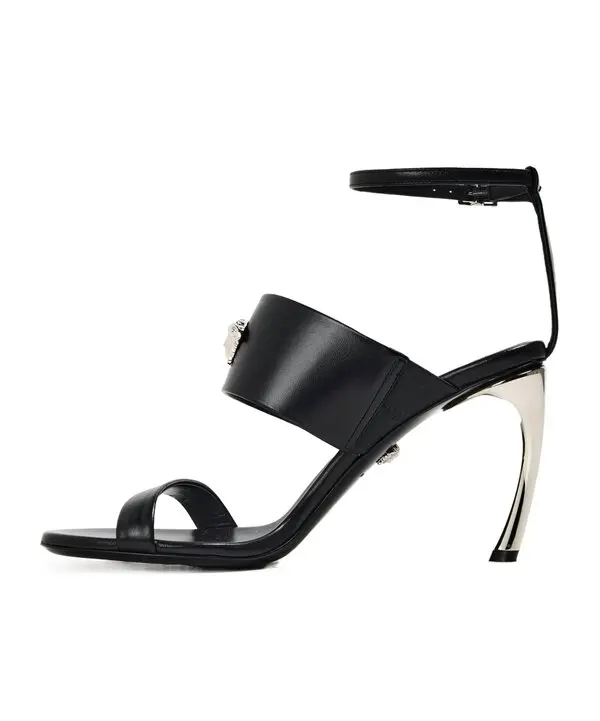 Versace Leather Opentoe Highheel Sandals