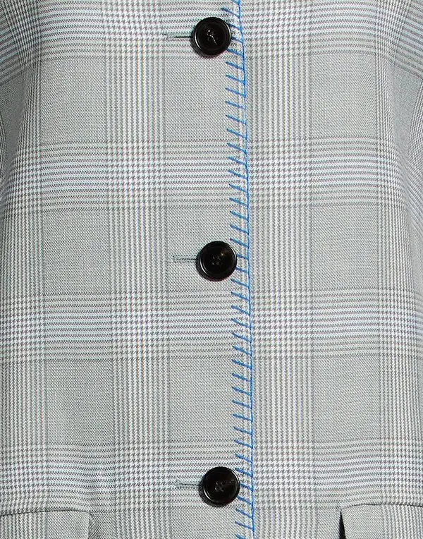 Marni Plaid Sleeveless Coat