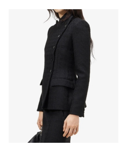 Alexander McQueen Light Tweed Single-breasted Jacket