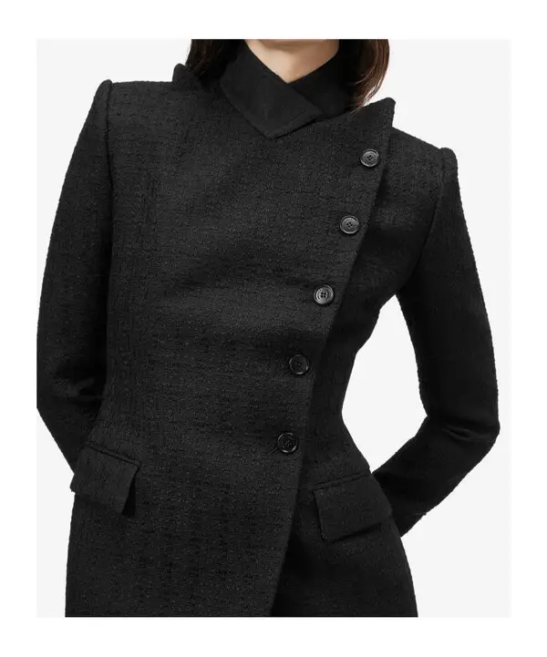 Alexander McQueen Light Tweed Single-breasted Jacket