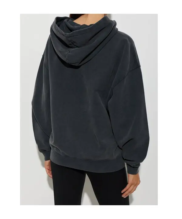 ANINE BING Harvey Logo-patch Hoodie