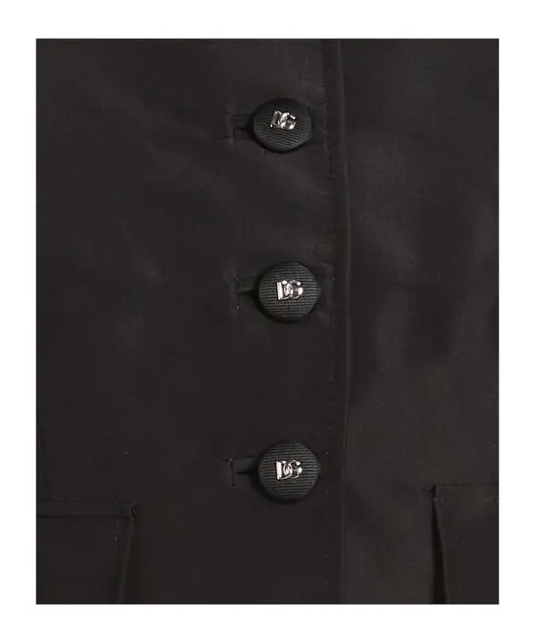 Dolce & Gabbana Solid Satin Jumpsuit