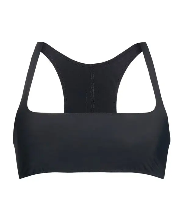Rick Owens Stylish Solid Color Bikini Top