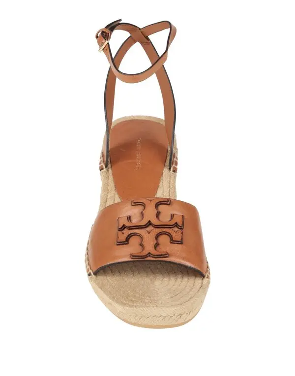Tory Burch Leather Wedge-heel Espadrilles