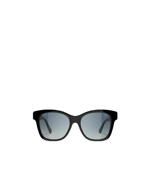 Chanel Logo Sunglasses - Black