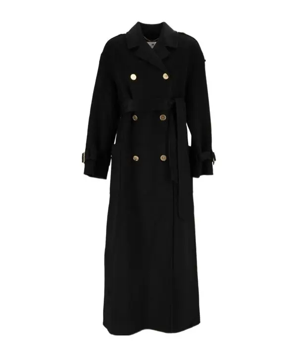 Elisabetta Franchi Long-sleeved Belted Coat