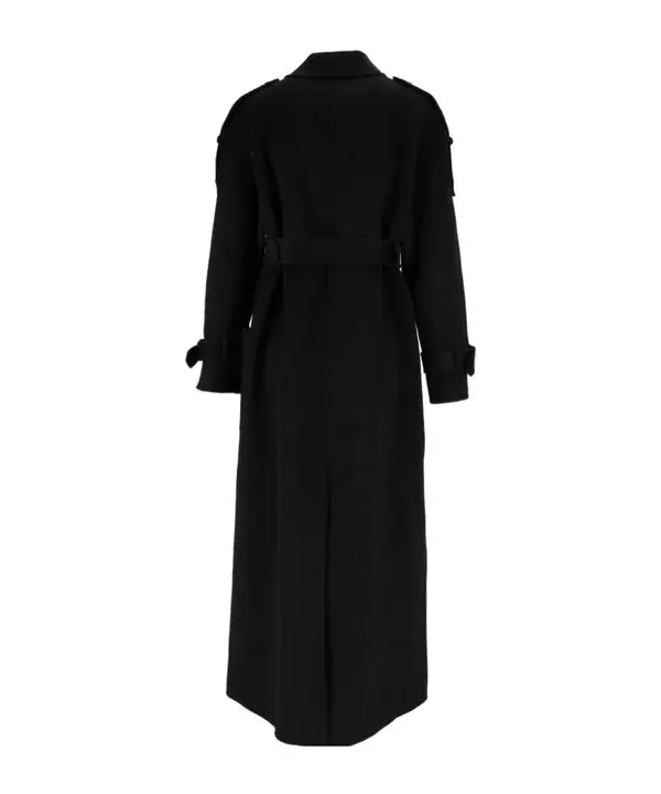 Elisabetta Franchi Long-sleeved Belted Coat