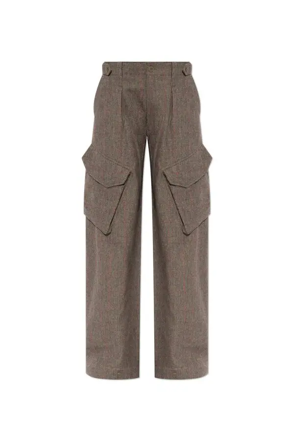 R13 Plaid Cargo Trousers