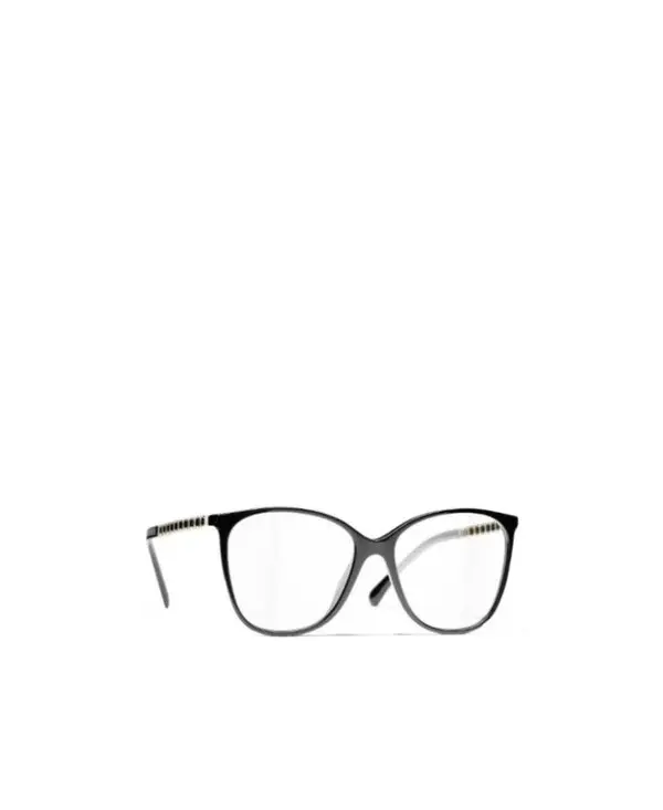 Chanel Square Frame Glasses - Black