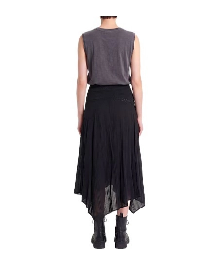 Isabel Marant Étoile Solid Embroidered Umbrella Skirt