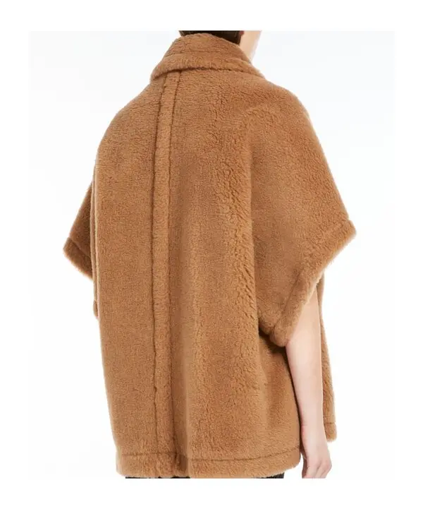 Max Mara Teddy Fabric Cape