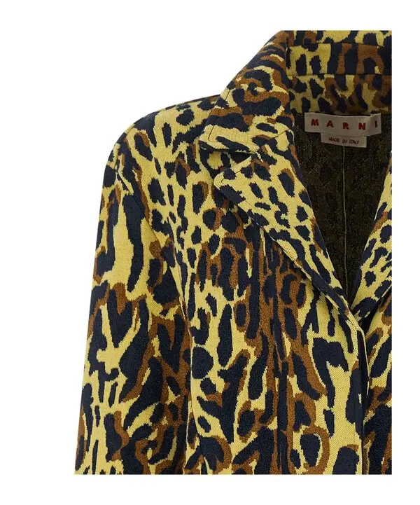 Marni Animal-pattern Coats