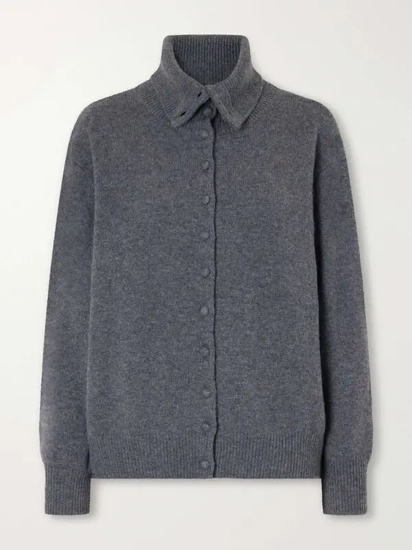 LISA YANG Denie Cashmere Cardigan - Gray