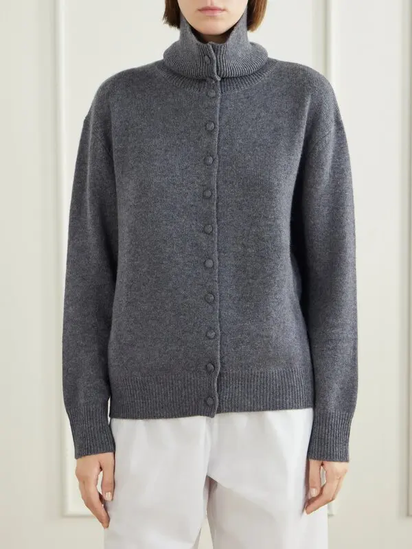 LISA YANG Denie Cashmere Cardigan - Gray
