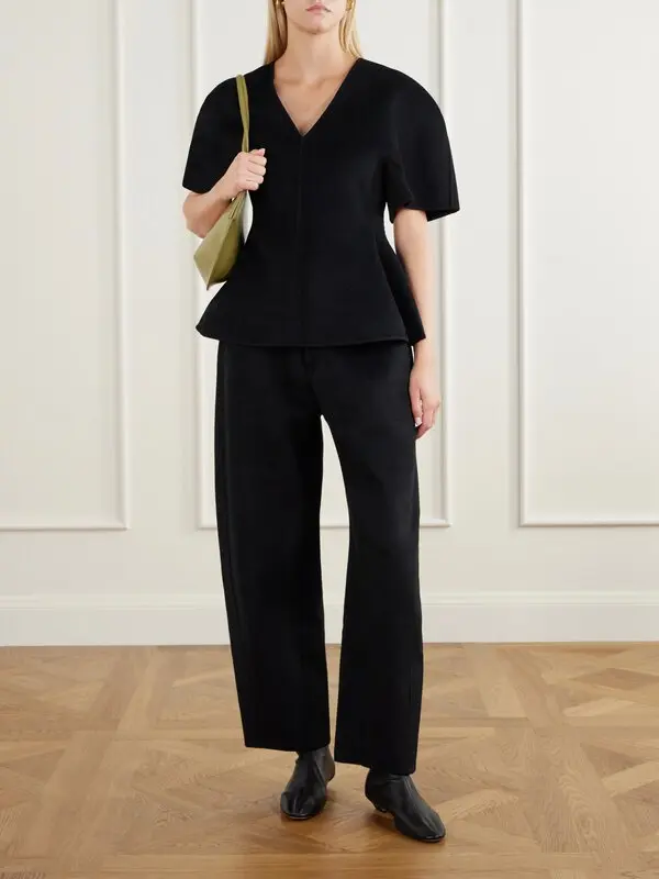 LISA YANG Wool And Cashmere-blend Blouse