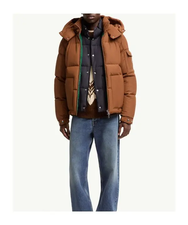 Moncler Dravenis Hooded Mid-length Down Jacket