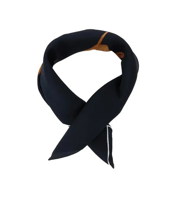 Ralph Lauren Dog Print Scarf - Blue