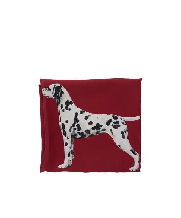 Ralph Lauren Dog Pattern Scarf