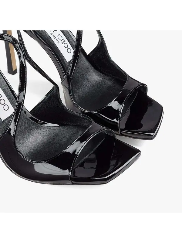 JIMMY CHOO Square-toe High-heeled Sandals