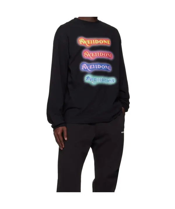 We11Done Logo-print Long-sleeve T-shirt
