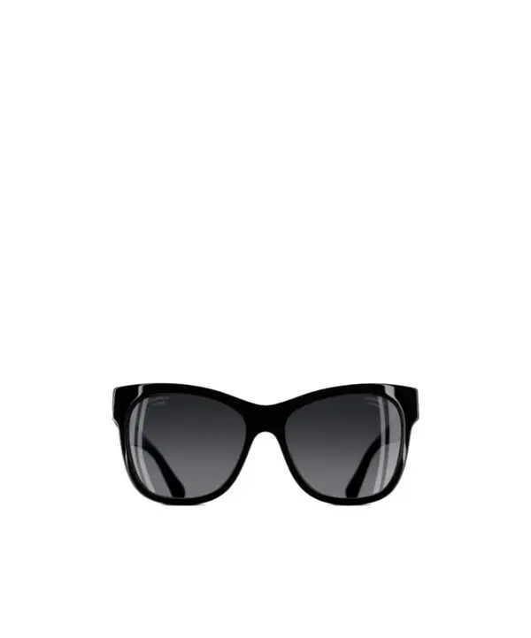 Chanel Square Sunglasses - Black
