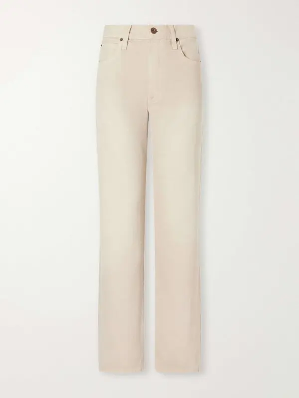 SLVRLAKE Kendra High-rise Straight-leg Jeans