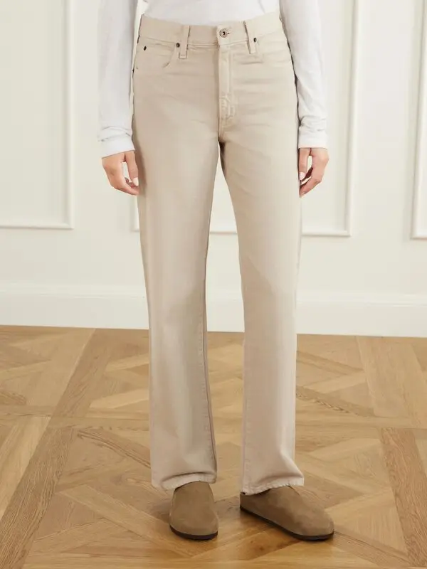SLVRLAKE Kendra High-rise Straight-leg Jeans