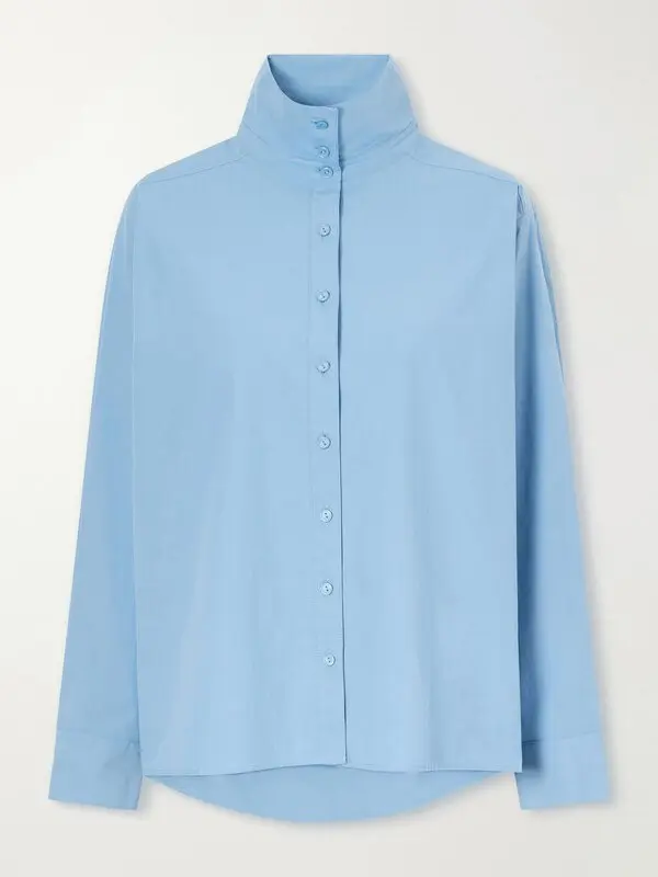 Still Here Madison Cotton-poplin Shirt