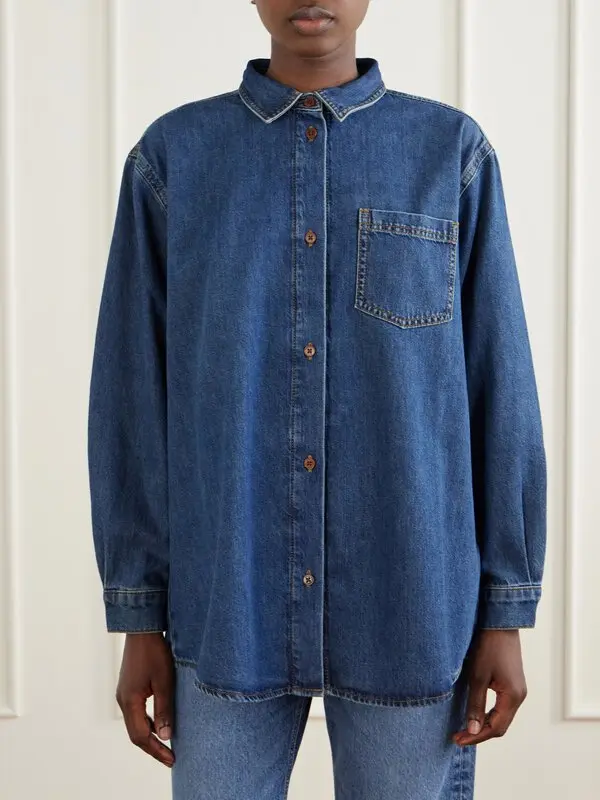 SKALL STUDIO Edgar Organic Denim Shirt