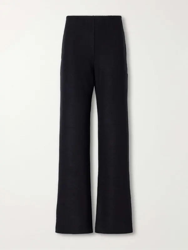 LESET Lauren Jersey Straight-leg Pants