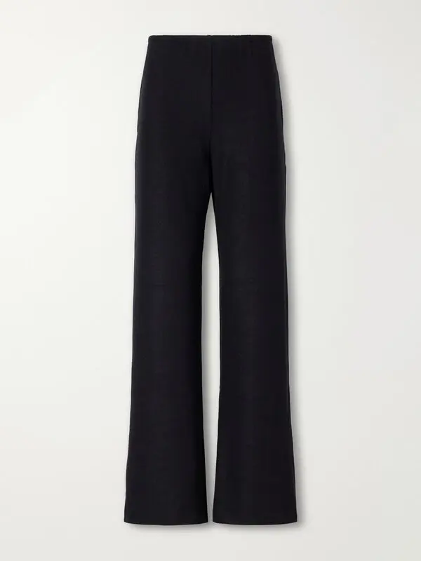 LESET Lauren Jersey Straight-leg Pants