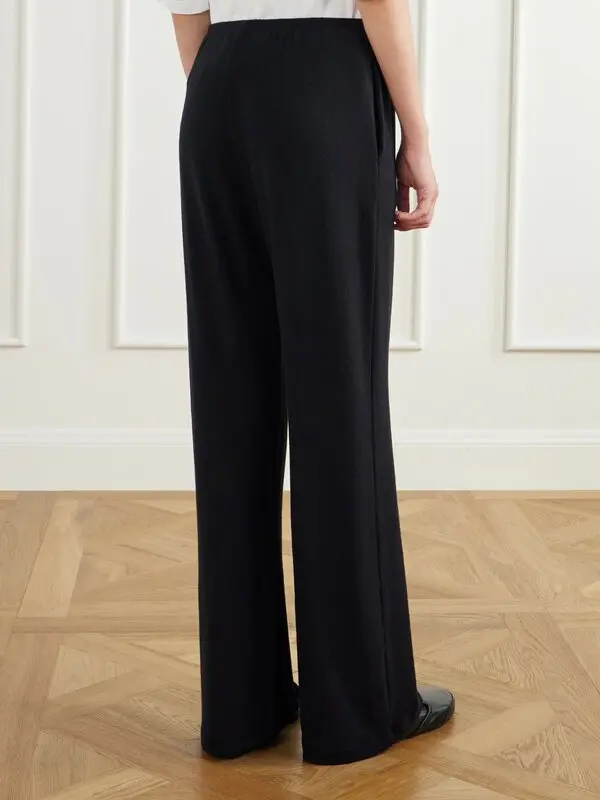 LESET Lauren Jersey Straight-leg Pants