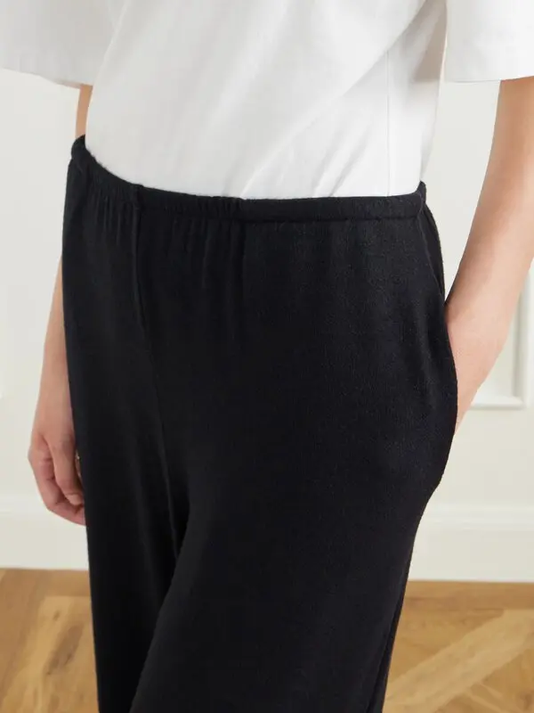 LESET Lauren Jersey Straight-leg Pants