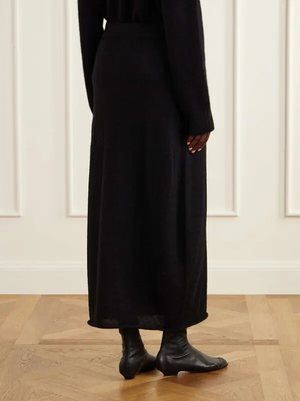 LAUREN MANOOGIAN Bottle Alpaca-blend Midi Skirt