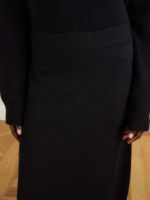 LAUREN MANOOGIAN Bottle Alpaca-blend Midi Skirt