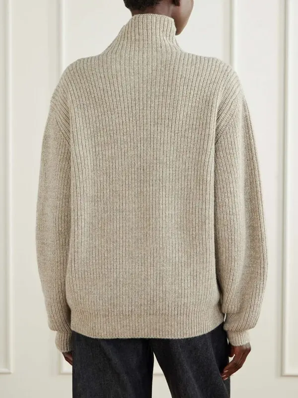 LEMAIRE Ribbed Alpaca And Yak-blend Sweater