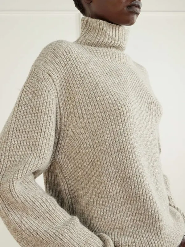 LEMAIRE Ribbed Alpaca And Yak-blend Sweater