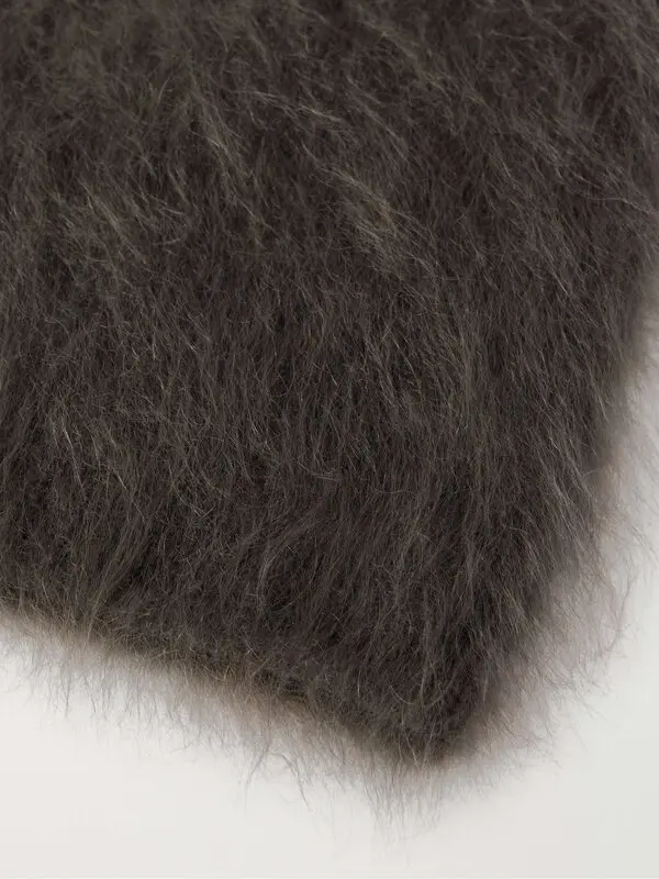 LISA YANG Brushed-cashmere Beanie
